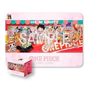 One Piece Card Game Playmat & Storage Box Set: 25th Edition