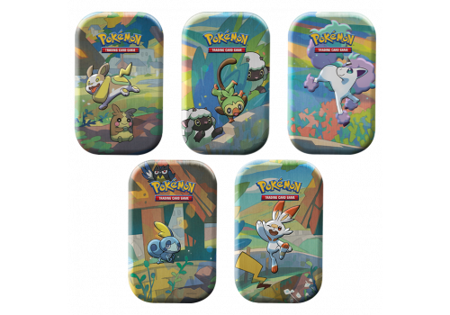 Pokemon Alle Galar Mini Tin Boxen (5er Set) DE